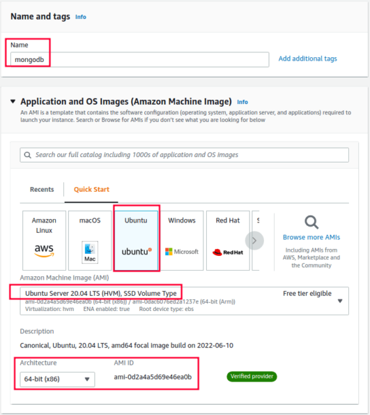 Setup MongoDB on the EC2 instance | SDK.finance