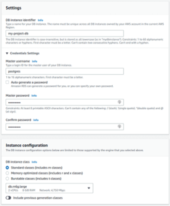 Setup Postgres RDS | SDK.finance