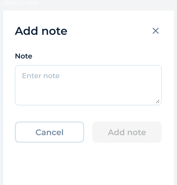 Client profile - Notes | SDK.finance - White-Label Digital Banking Software