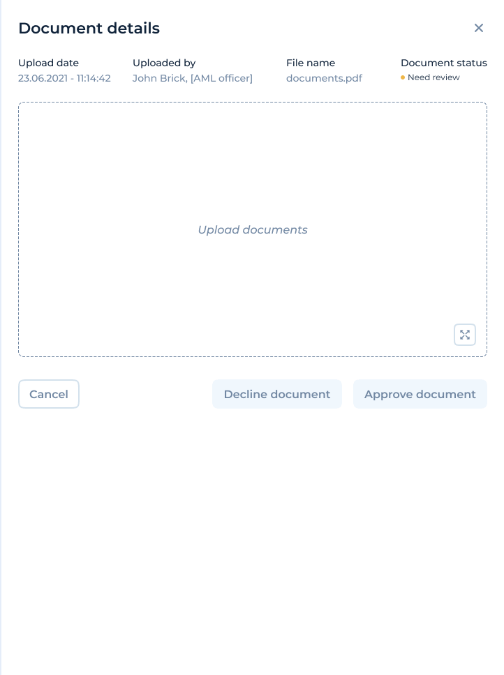 Investigations: View document details | SDK.finance - White-Label ...