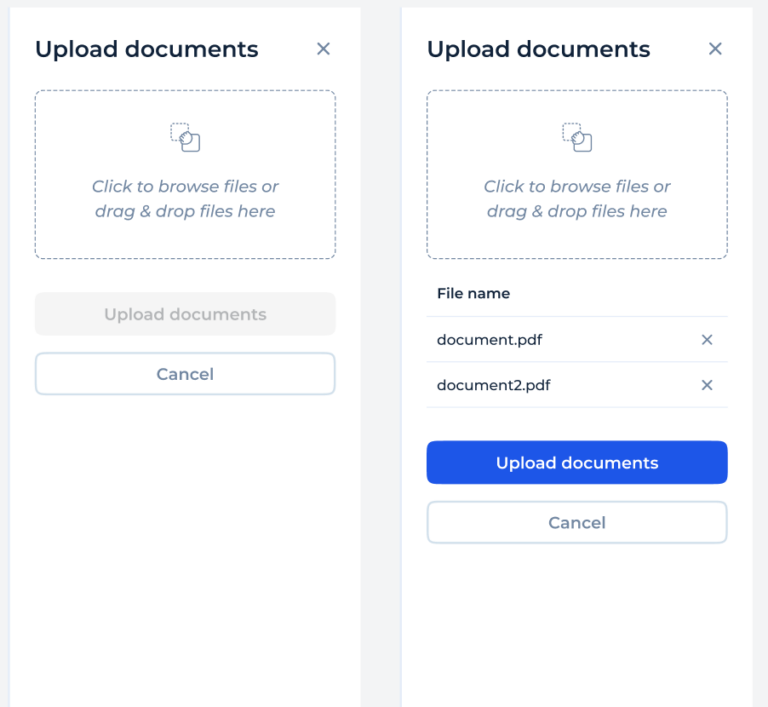 Investigations: Upload Documents | SDK.finance - White-Label Digital Banking Software