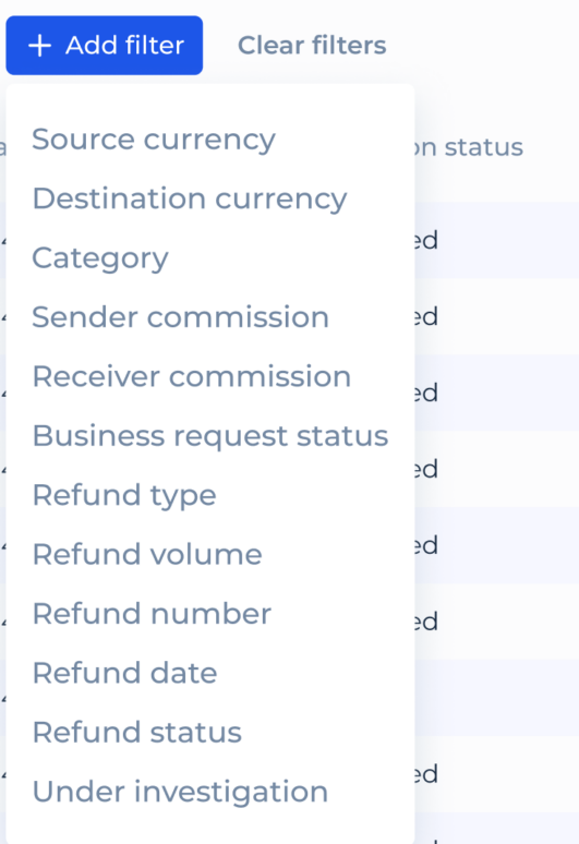 Transactions | SDK.finance - White-Label Digital Banking Software