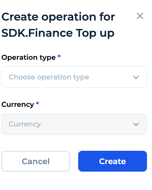 Add vendor’s operations to the contract | SDK.finance - White-Label Digital Banking Software