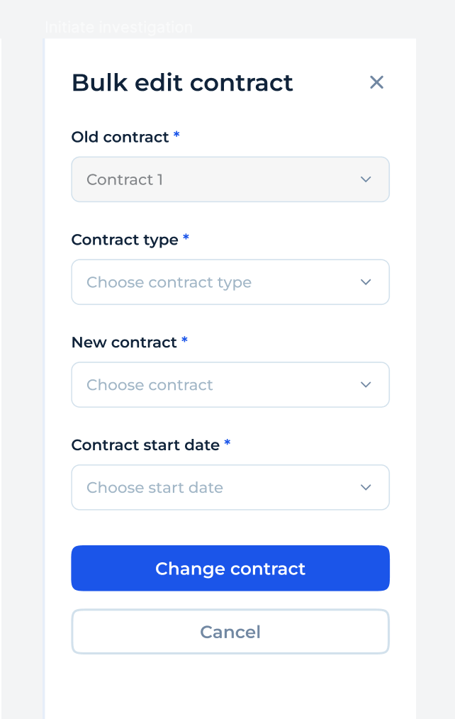 Bulk edit contract | SDK.finance - White-Label Digital Banking Software