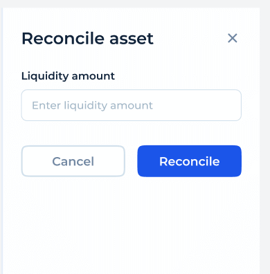 Asset reconciliation | SDK.finance - White-Label Digital Banking Software