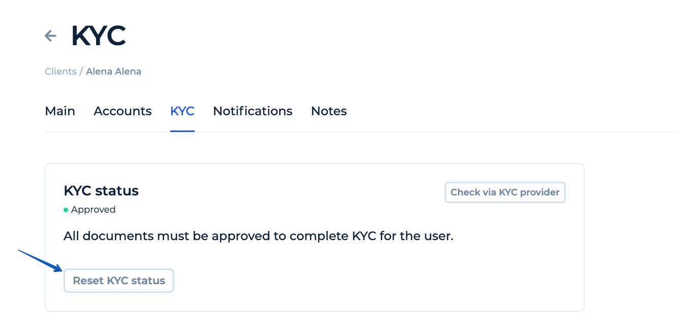 Client profile - KYC | SDK.finance - White-Label Digital Banking Software